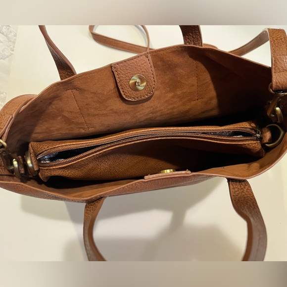 Joy Susan | Bags | Joy Susan Vegan Leather Minitote Wcrossbody Insert ...